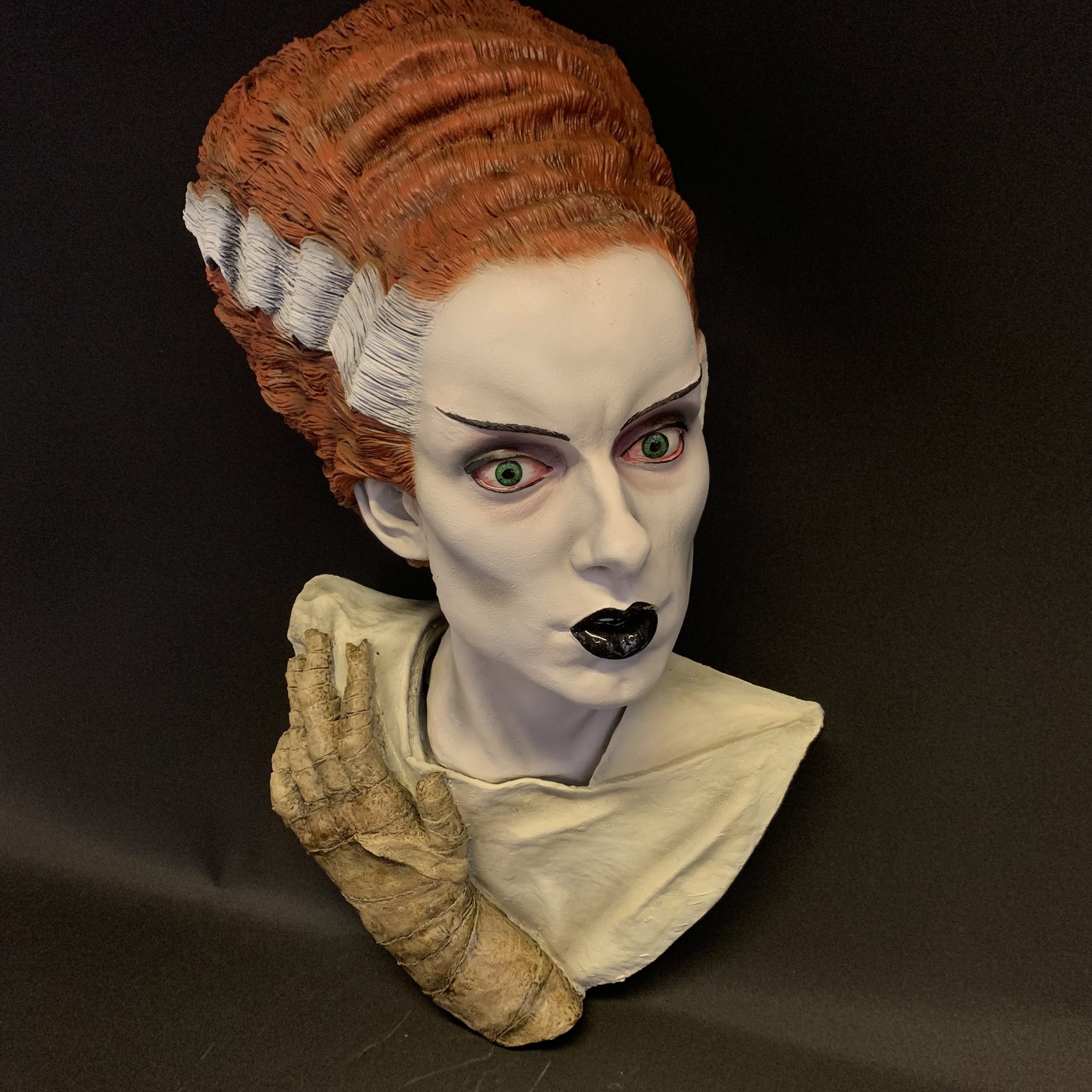 Black Heart Models 1:1 Scale 360 Series Bride of Frankenstein Bust