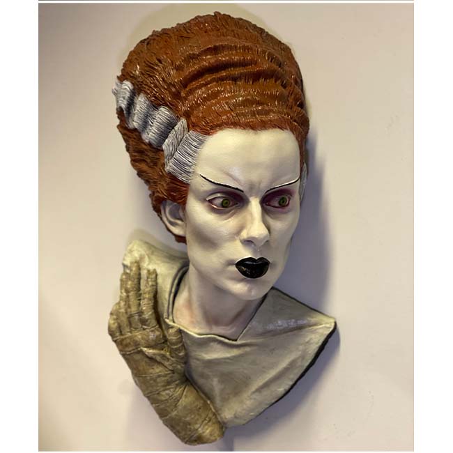Black Heart Models 1:1 Scale Wall Hanger - Bride Of Frankenstein