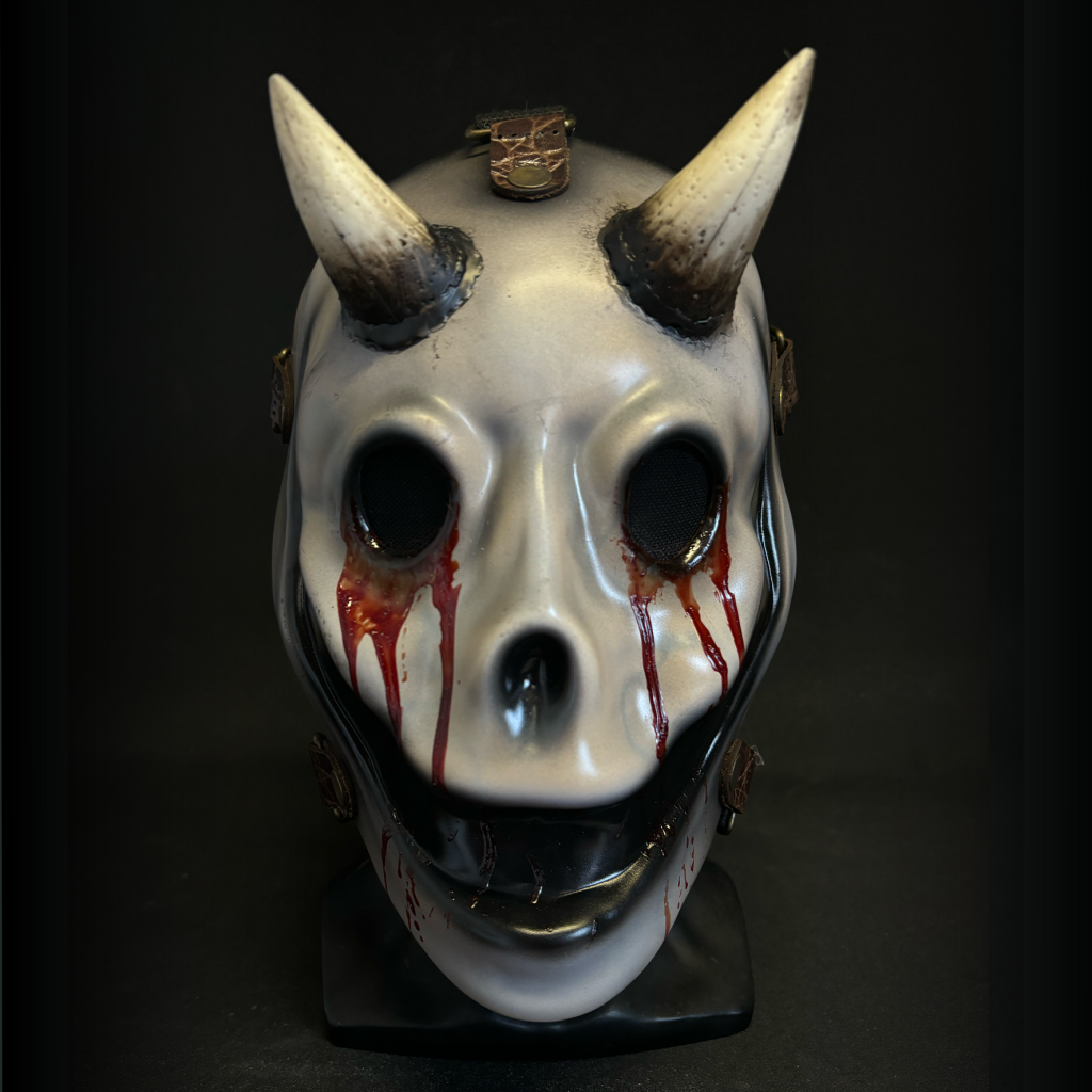 Devil Knocker Mask with Blood Tears | Mad About Horror