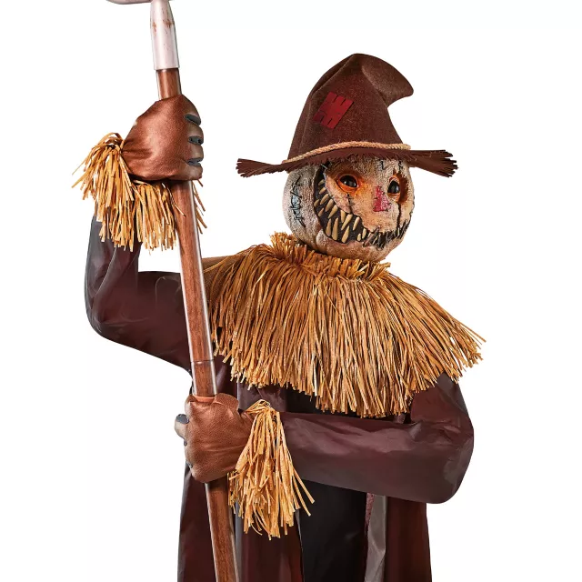 7ft 10in Mack Straw Scarecrow Animated Halloween Prop | UK