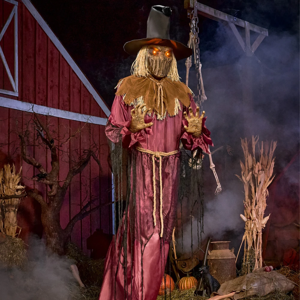 9ft Sinister Strawman Animated Prop (Spirit Halloween) | Mad About Horror