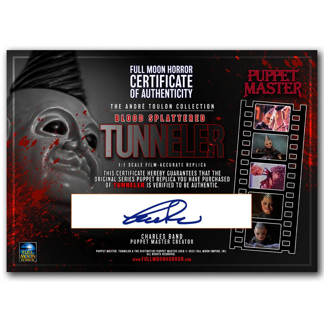 Puppet Master - Blood Splattered Tunneler 1:1 Replica Figure