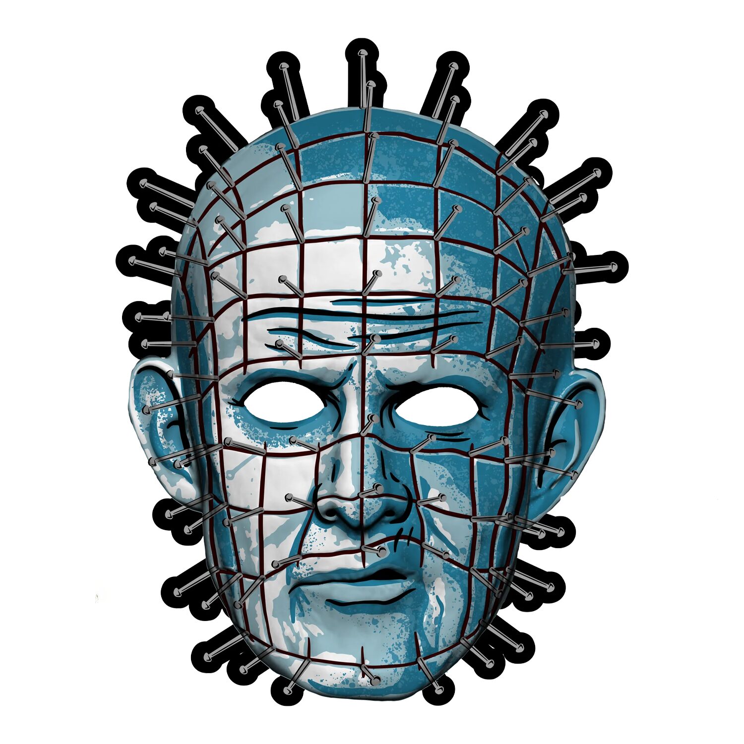 Hellraiser - Pinhead Retro Mask | Mad About Horror
