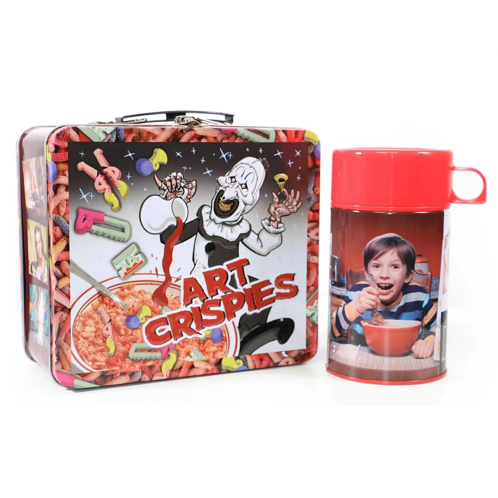 Terrifier Retro Tin Lunchbox & Beverage Container